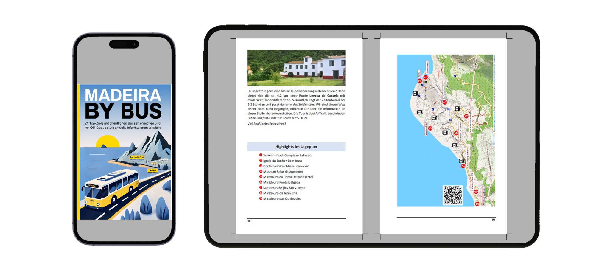 Madeira by Bus » Interaktiver Reiseführer mit Fahrplänen zu 24 Traumzielen